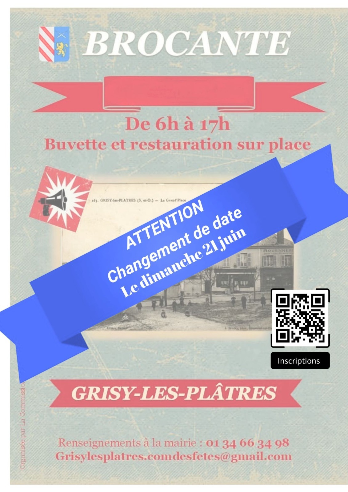 Actualités - ATTENTION: Changement de date la brocante c'est le 21 juin ...