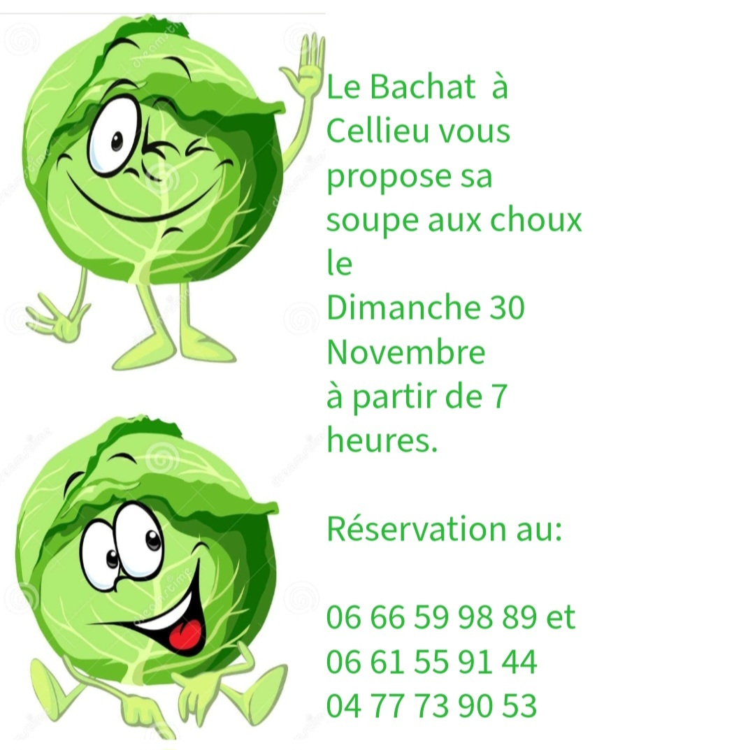 Actualités - Soupe aux choux au Bachat ! - Actualité illiwap de Mairie ...