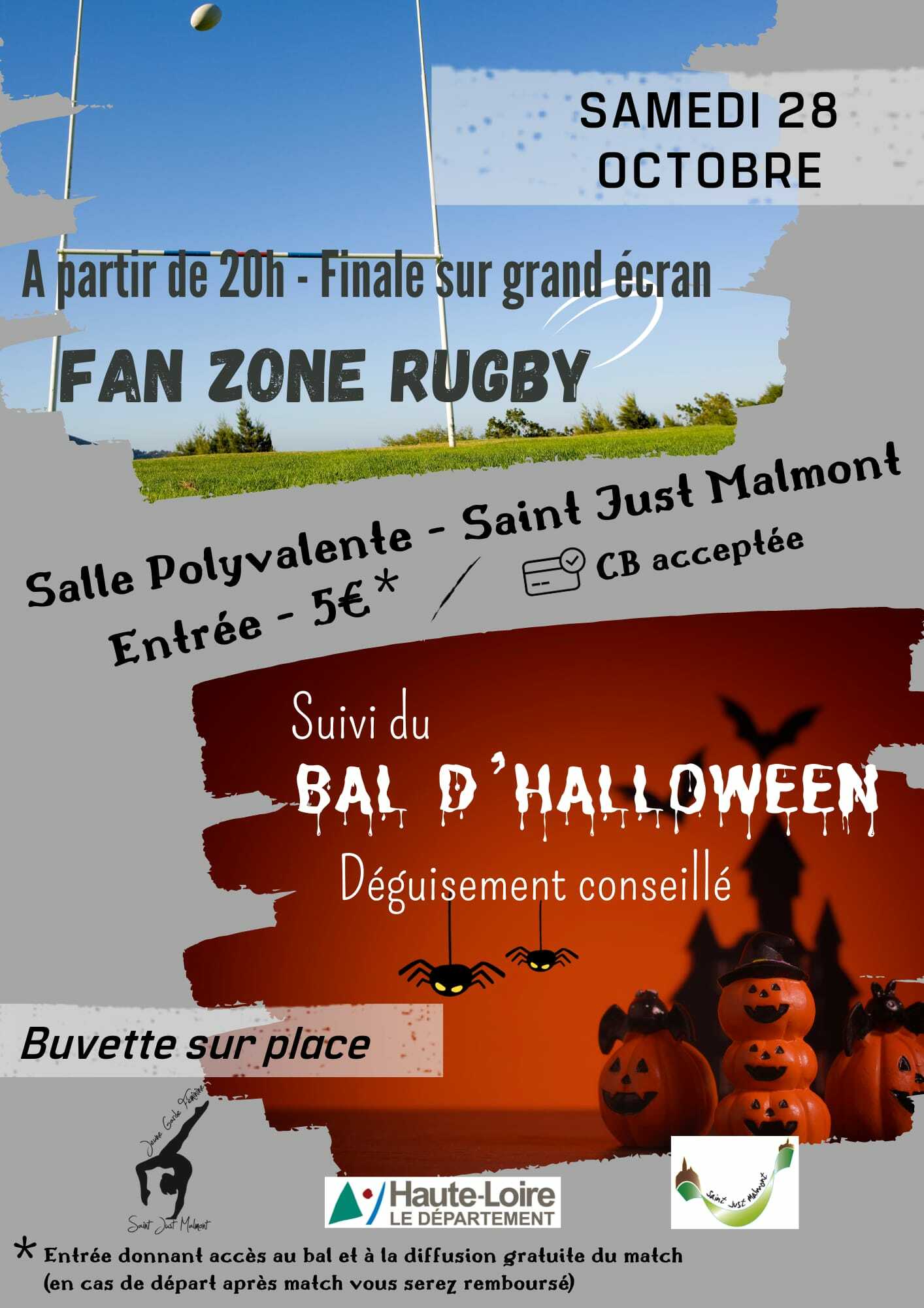 Actualités - JGF - FAN ZONE RUGBY ET BAL HALLOWEEN - Actualité illiwap ...