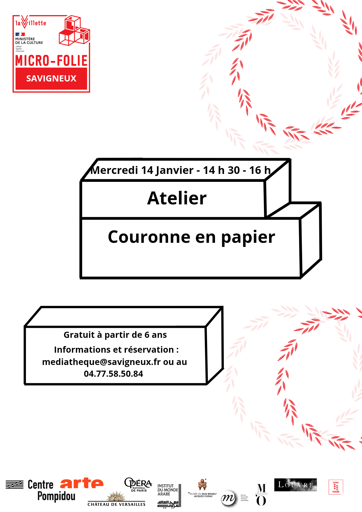 Actualités - 🎨 Atelier créatif à la Médiatheque de Savigneux 🎨 ...