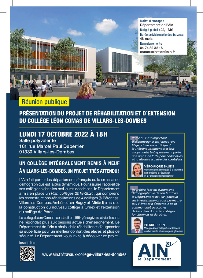 Actualités - Projet Réhabilitation/extention du Collège Léon Comas - Actualité illiwap de Mairie ...