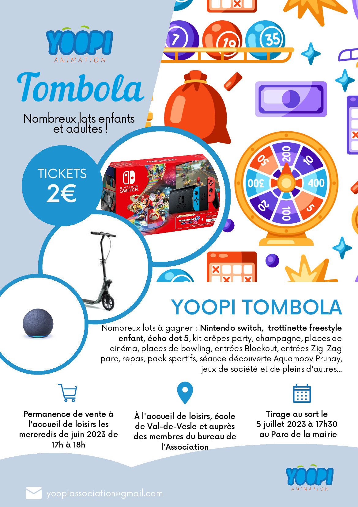 News - TOMBOLA YOOPI - YOOPI Animation illiwap news | illiwap®