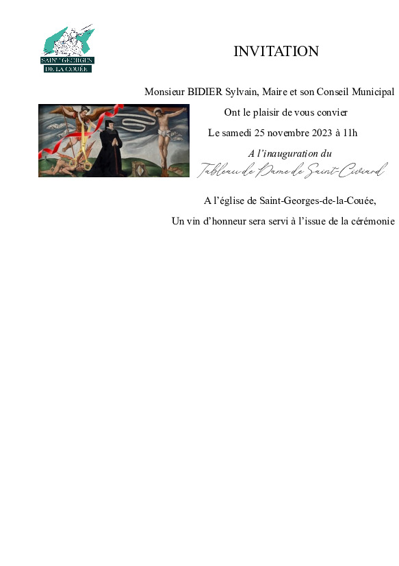 Noticias - Inauguration du Tableau de Dame de Saint-Civiard - Noticias ...