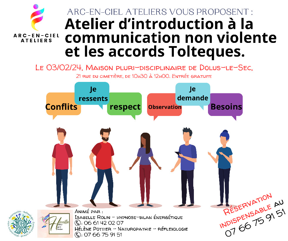 Actualités - Atelier communication non violente et accords Tolteques - Actualité illiwap de ...