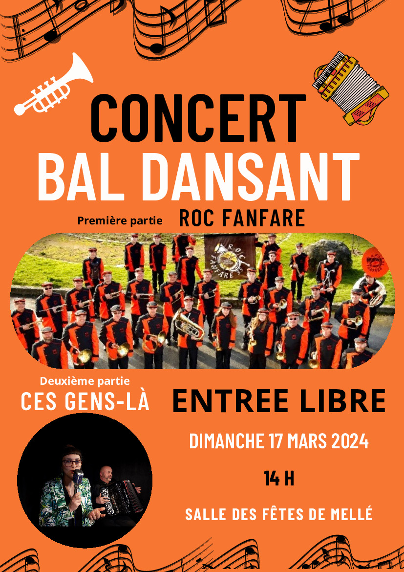 Actualités - Concert bal dansant - Actualité illiwap de Mairie de Mellé ...