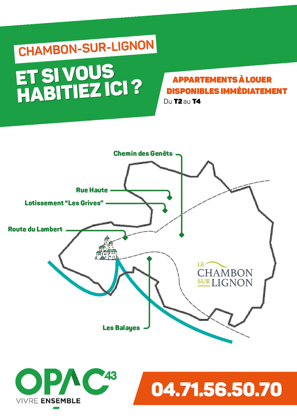 Noticias - Logements OPAC 43 disponibles au Chambon-sur-Lignon ...